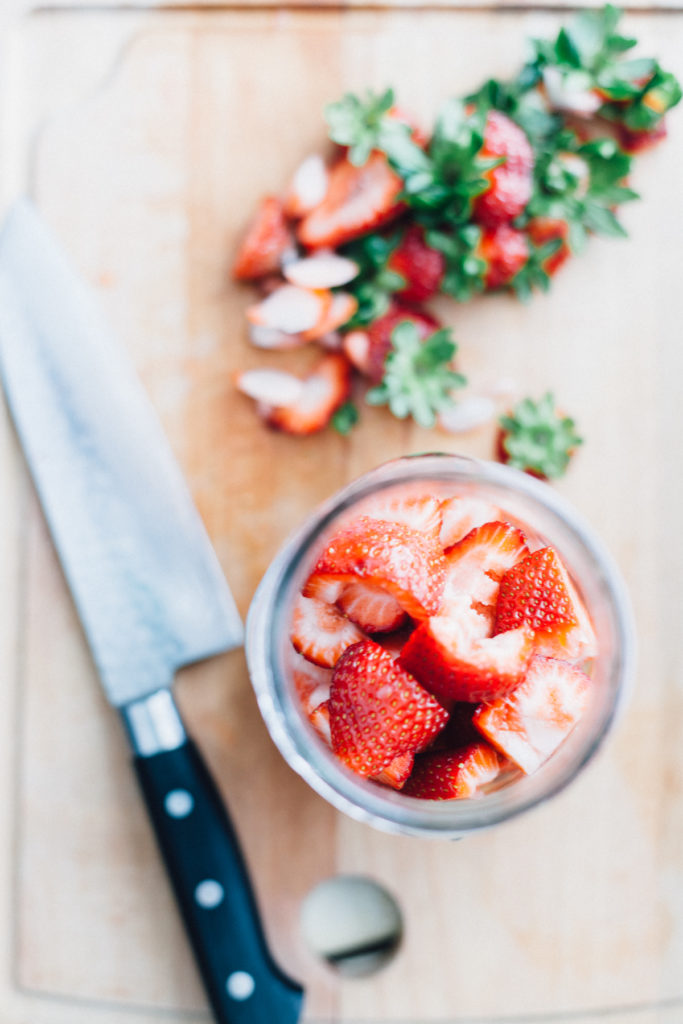 Fresh Strawberry Jus Sparkling Cocktails