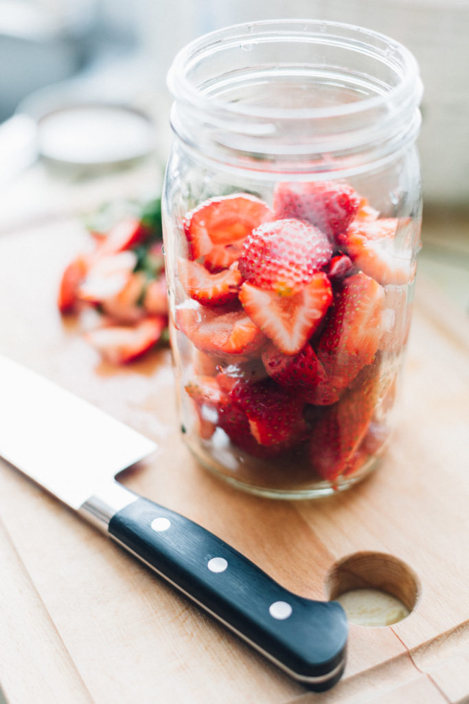 Fresh Strawberry Jus Sparkling Cocktails