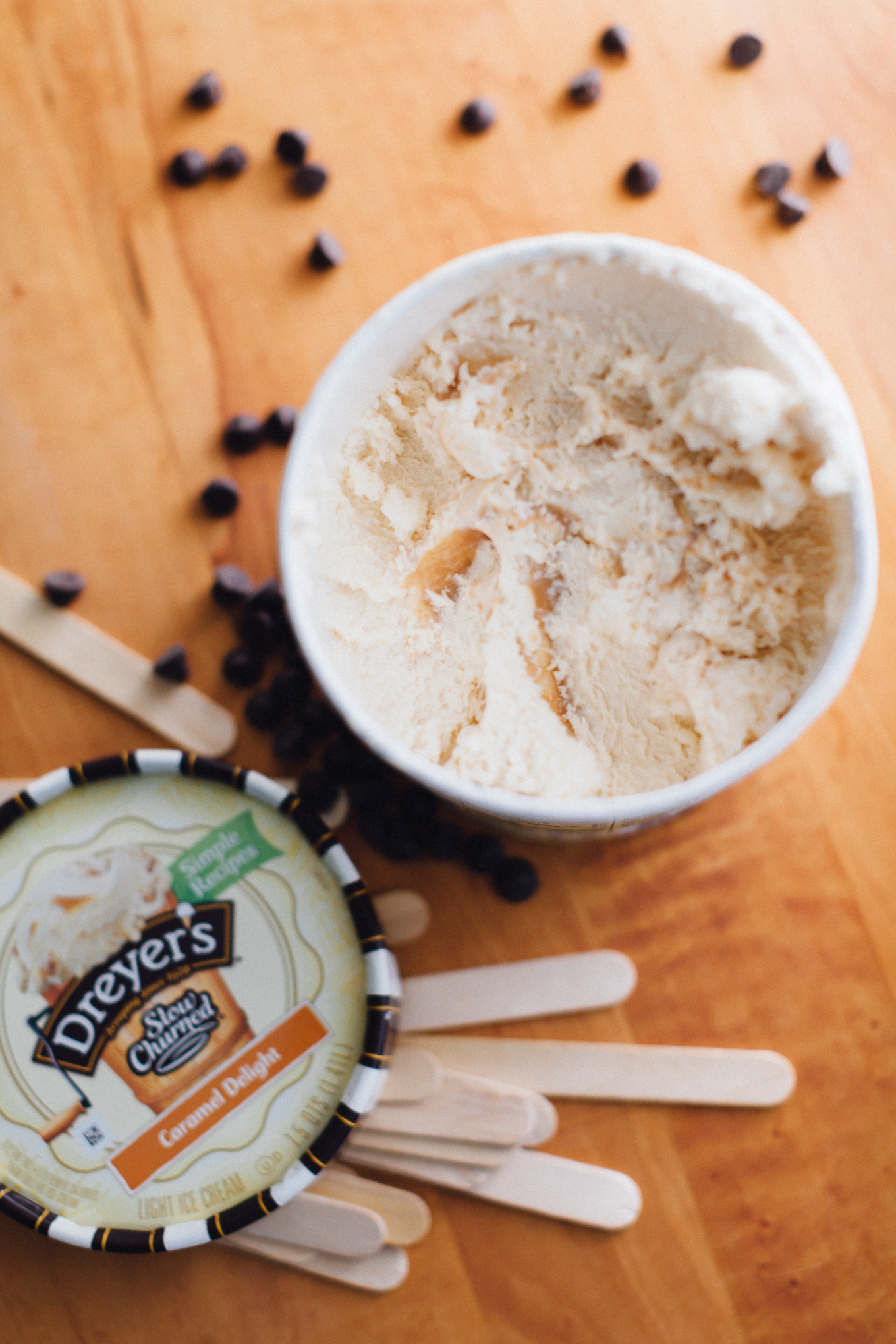 Chocolate Caramel Milkshake Pops